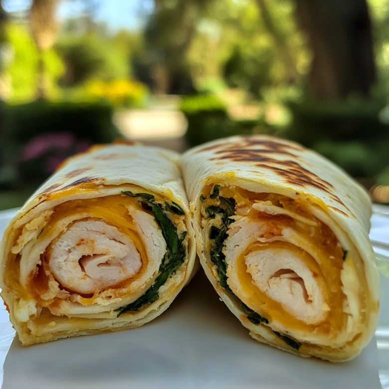 Turkey and Cheese Wrap Recipe - OoohDelish!