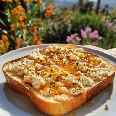 Hot Honey Cottage Cheese Toast - OoohDelish!