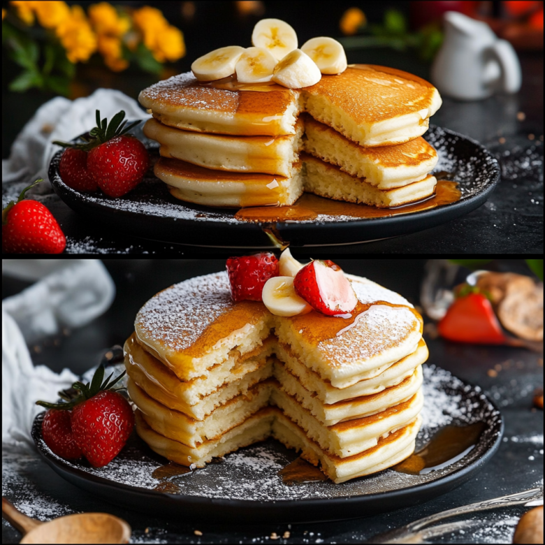 Easy & Delicious Fluffy Pancakes Recipe - OoohDelish!