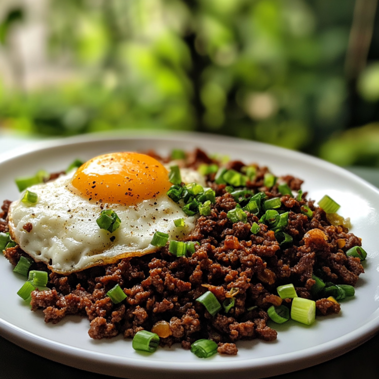 Minced Beef Breakfast Recipe - OoohDelish!