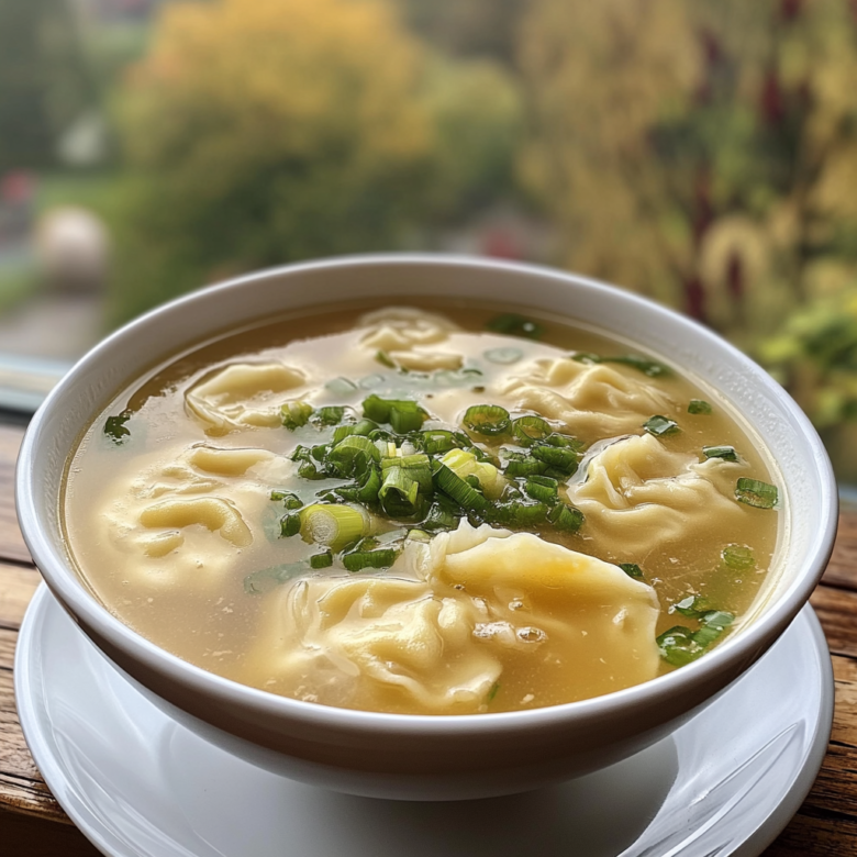 Egg Drop Dumpling Soup - OoohDelish!