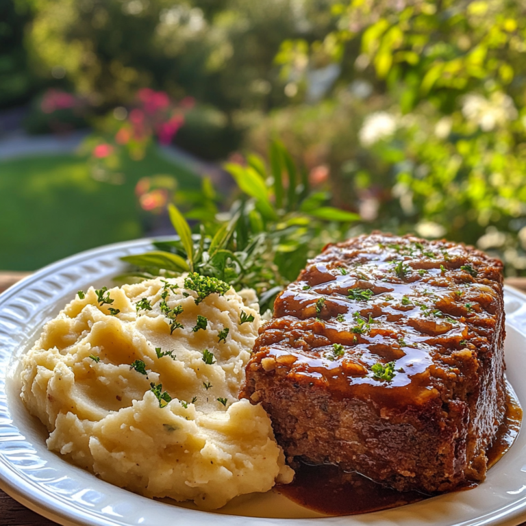 Meatloaf and Mashed Potatoes - OoohDelish!