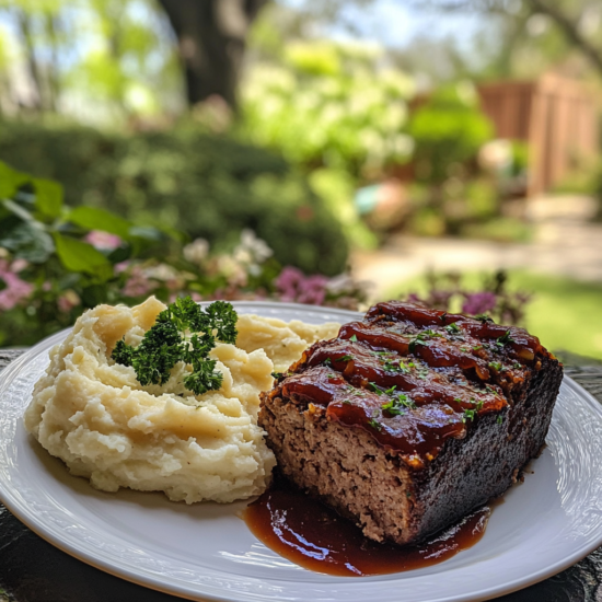 Meatloaf and Mashed Potatoes - OoohDelish!