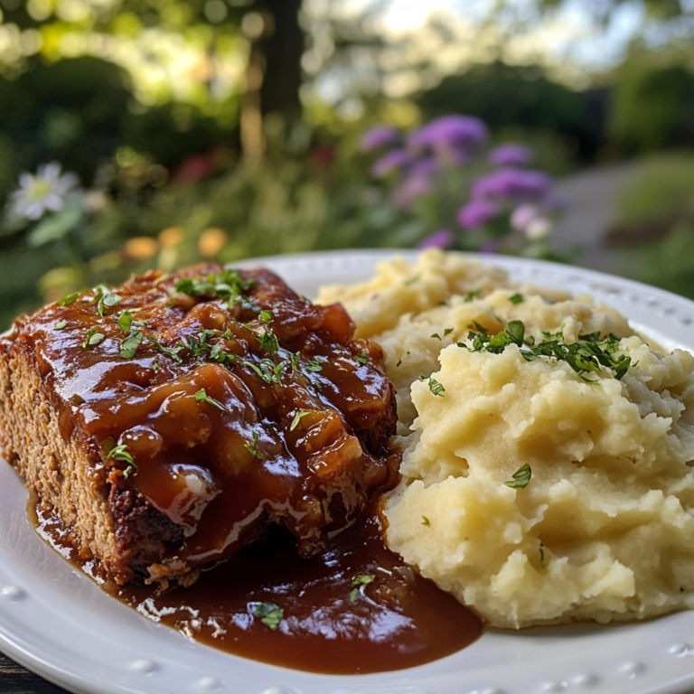 Meatloaf and Mashed Potatoes - OoohDelish!