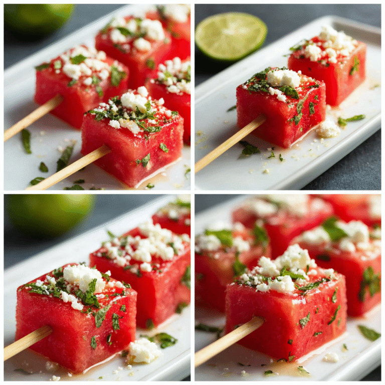 Watermelon Feta Skewers - OoohDelish!