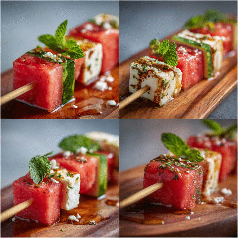 Watermelon Feta Skewers - OoohDelish!