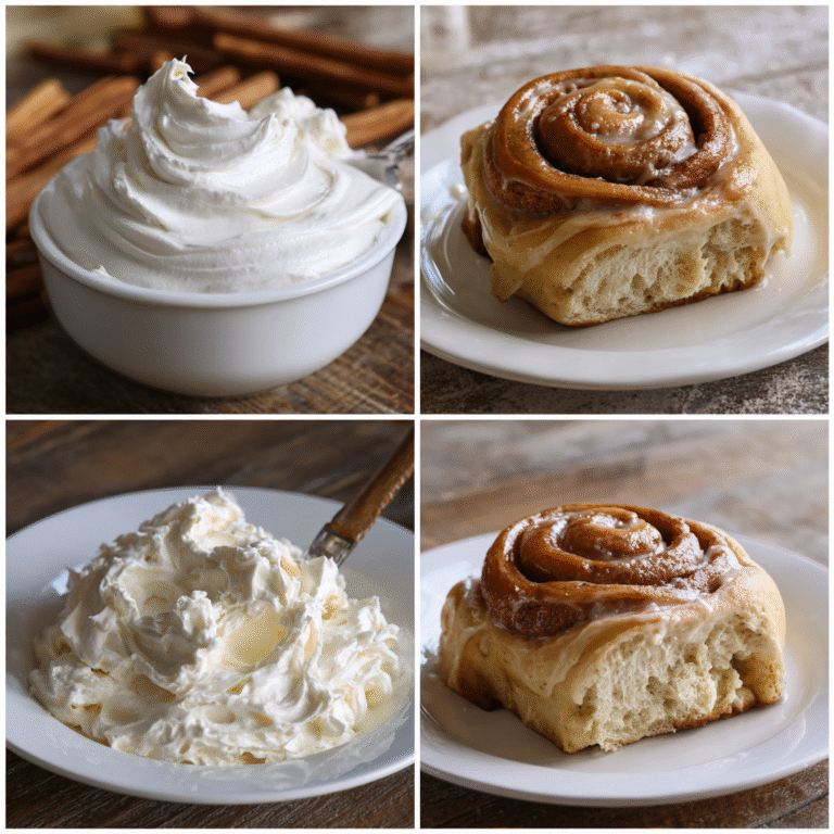 Cinnamon Roll Icing Recipe Without Cream Cheese - OoohDelish!