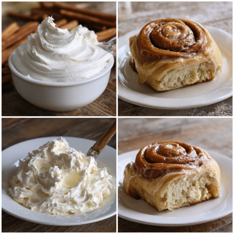 Cinnamon Roll Icing Recipe Without Cream Cheese - OoohDelish!