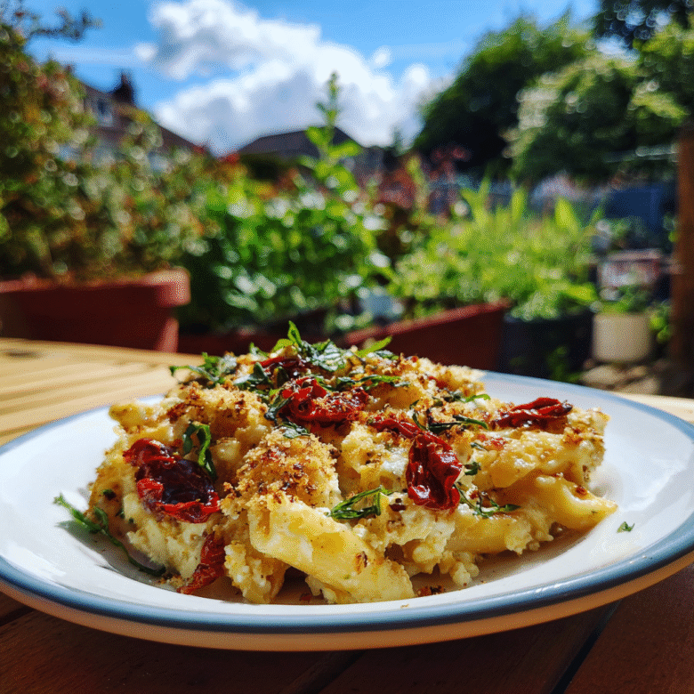 Baked Feta Pasta with Sun-Dried Tomatoes Recipe - OoohDelish!