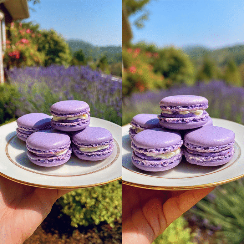 Blackberry Lavender Macarons Recipe - OoohDelish!