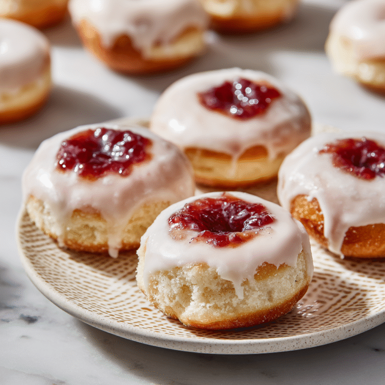 4 Ingredient Keto Strawberry Cottage Cheese Donuts - OoohDelish!