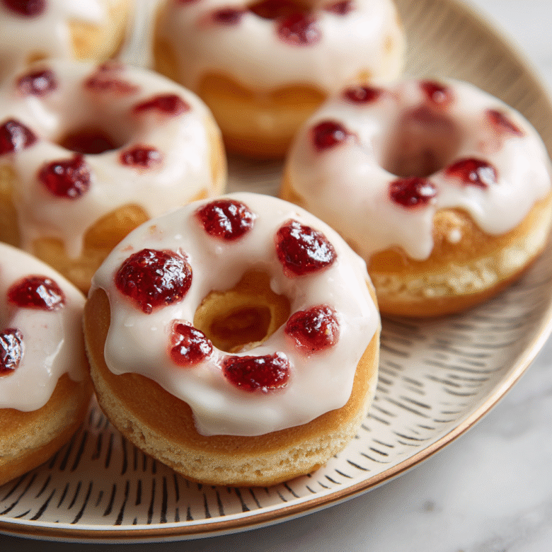 4 Ingredient Keto Strawberry Cottage Cheese Donuts - OoohDelish!