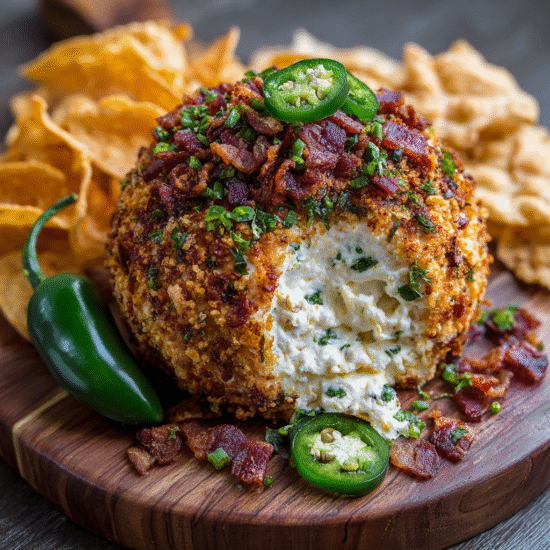 Jalapeno Popper Cheese Ball - OoohDelish!