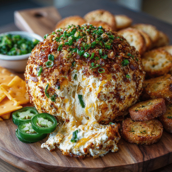 Jalapeno Popper Cheese Ball - OoohDelish!