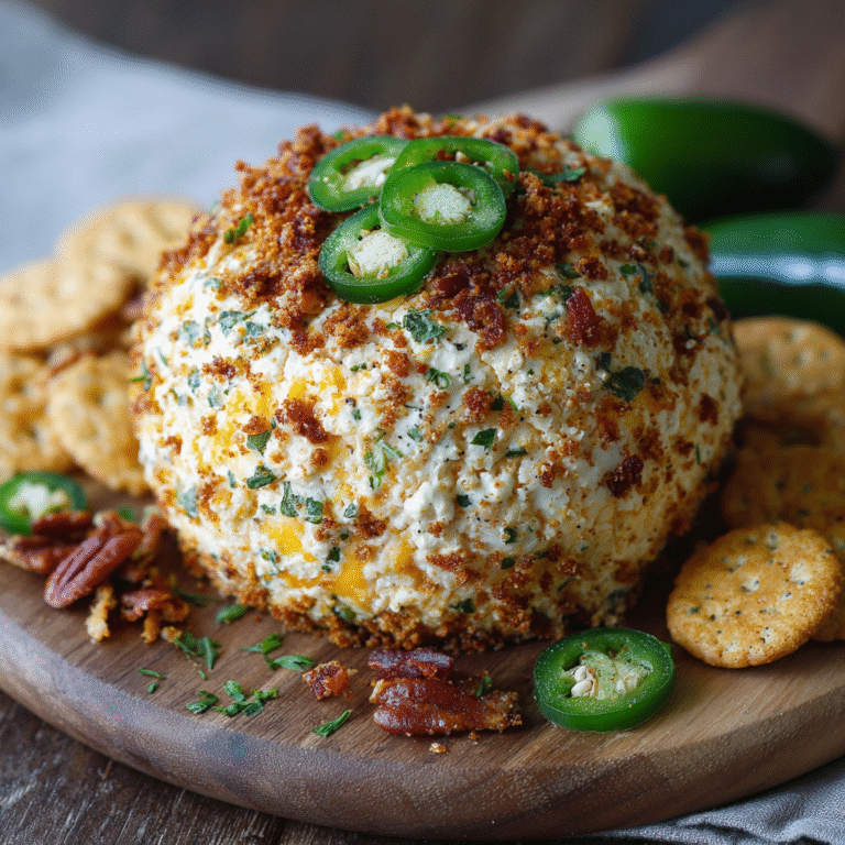 Jalapeno Popper Cheese Ball - OoohDelish!