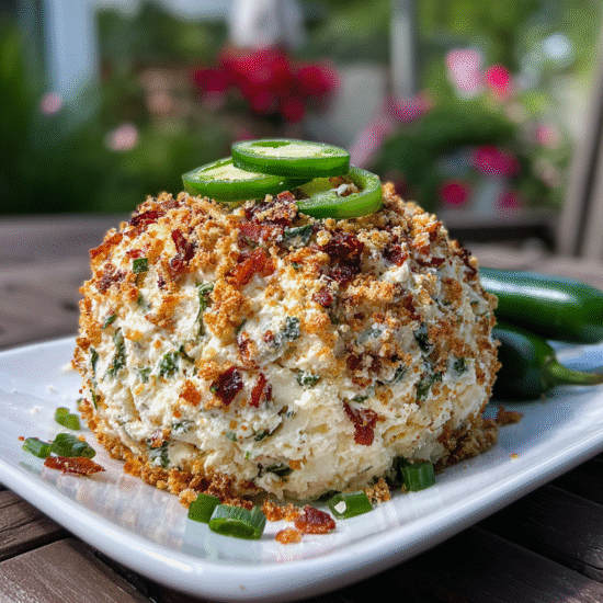 Jalapeno Popper Cheese Ball - OoohDelish!